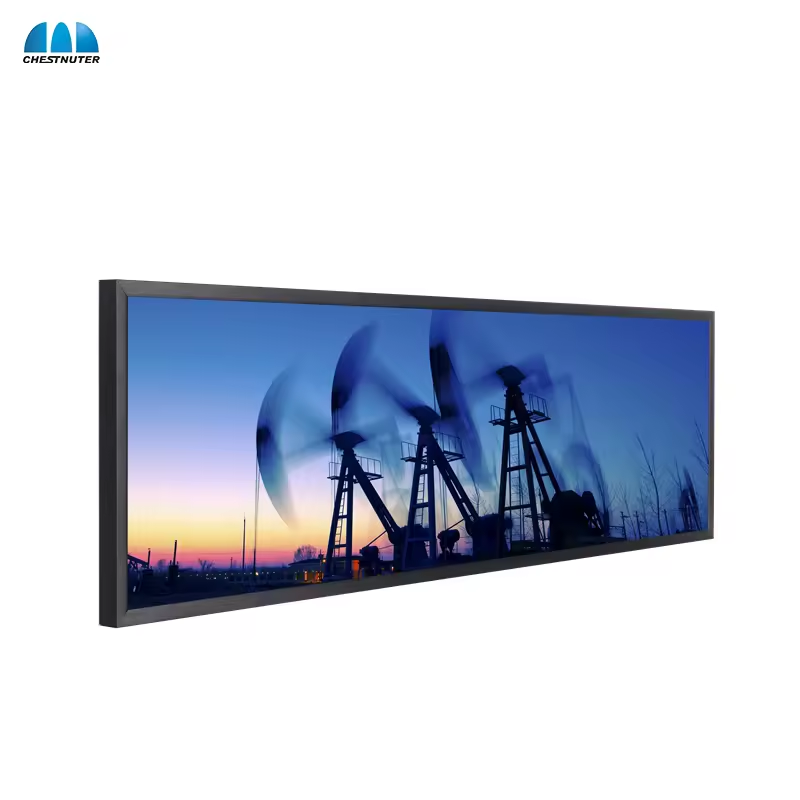 Ultra Wide Stretch Bar LCD Display for Digital Signage