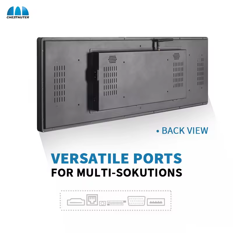 Ultra Wide Stretch Bar LCD Display for Digital Signage