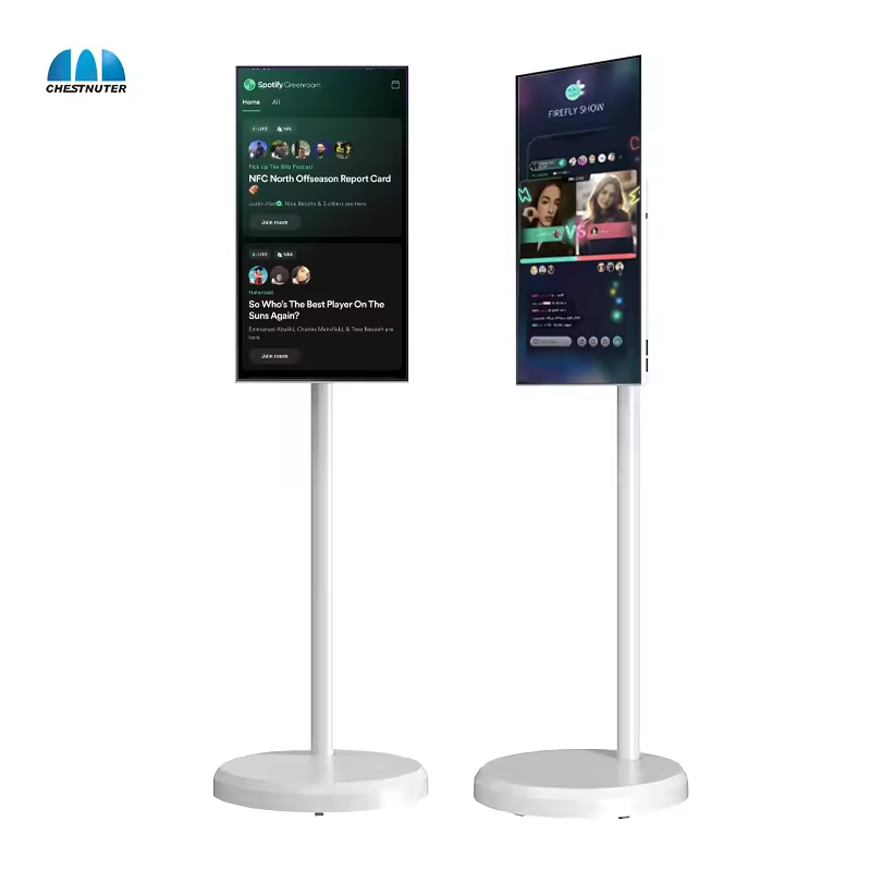 Portable Smart TV: Interactive Touch LCD Display