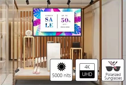 Boost Store Appeal: 32" Indoor Shop Window Display